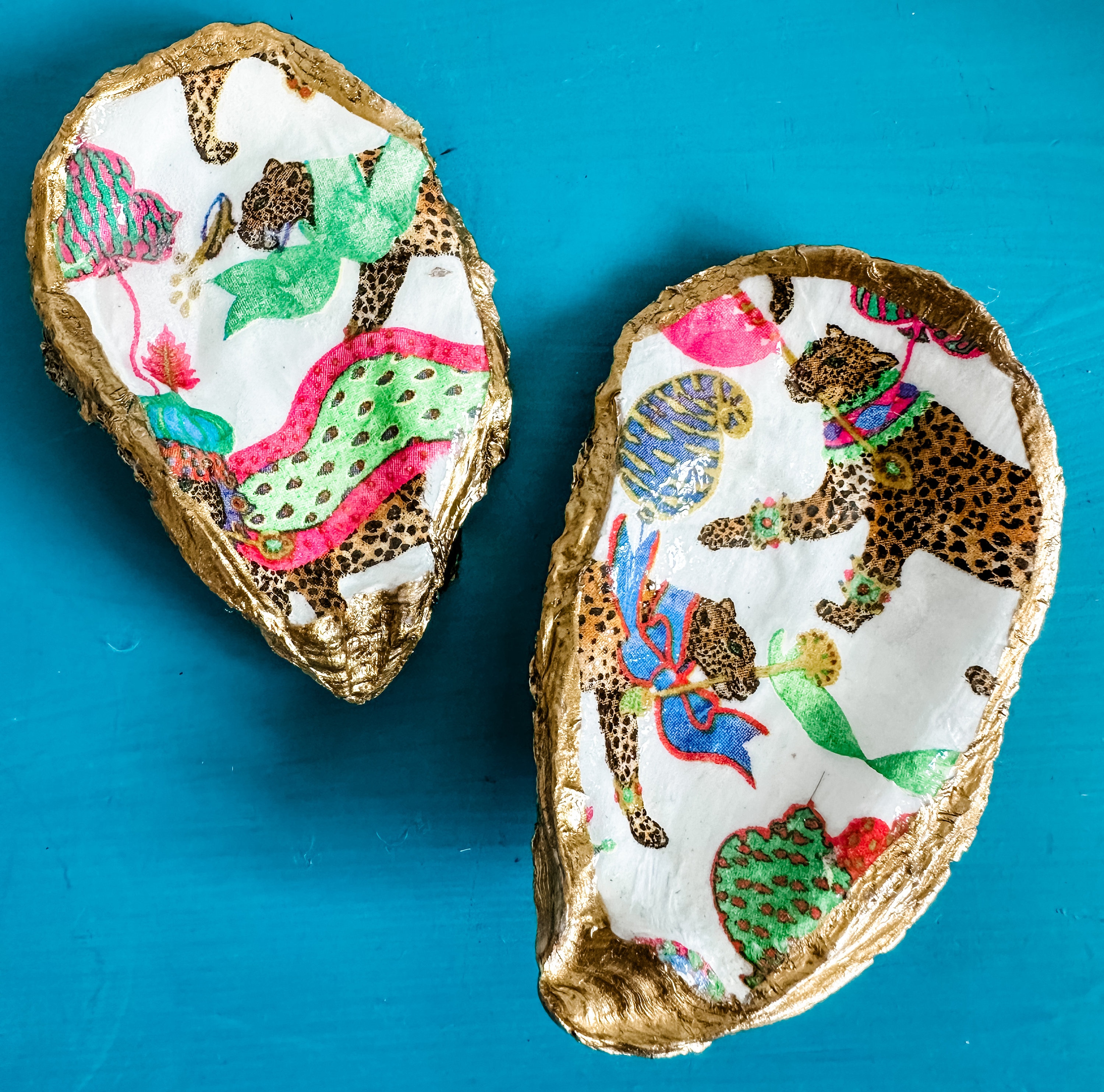 Queen of the Jungle Oyster Ring Dish, Boujee Ring Dish, Jewelry Holder ...
