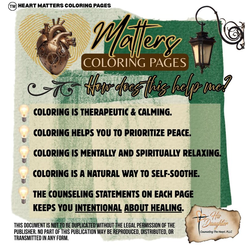 Pursuing Me! - Heart Matters Coloring Pages - Etsy