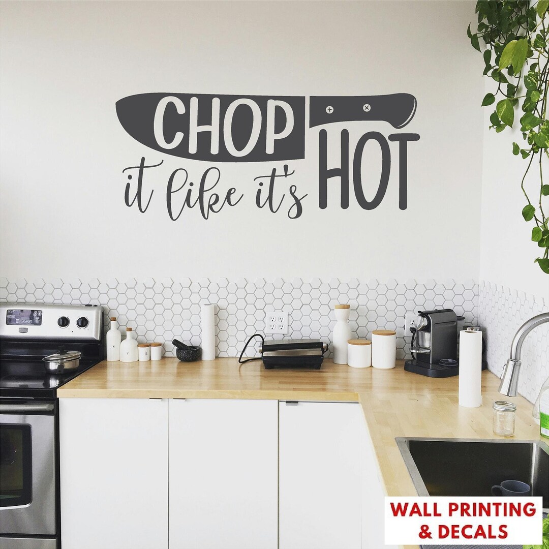 Chef Wall Decal, Chef Wall Quote, Chef Wall Sticker, Chef Wall Vinyl ...