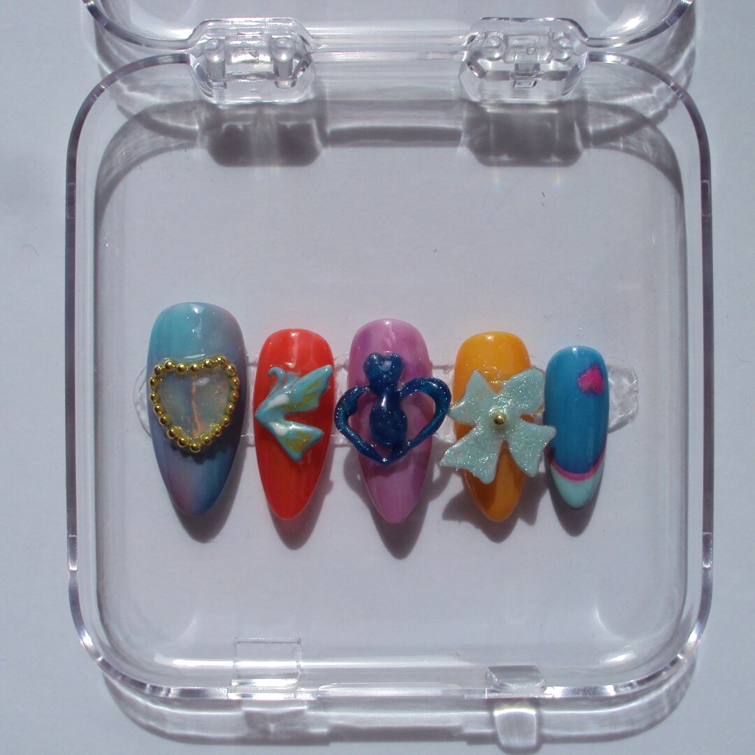 Bloom Winx Club Enchantix Press on Nails Handmade - Etsy