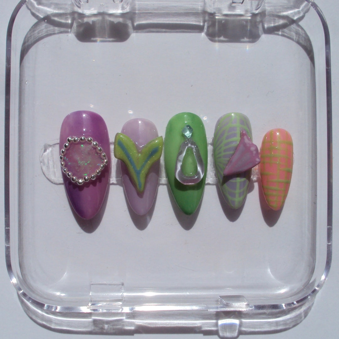 Tecna Winx Club Enchantix Press on Nails Handmade - Etsy