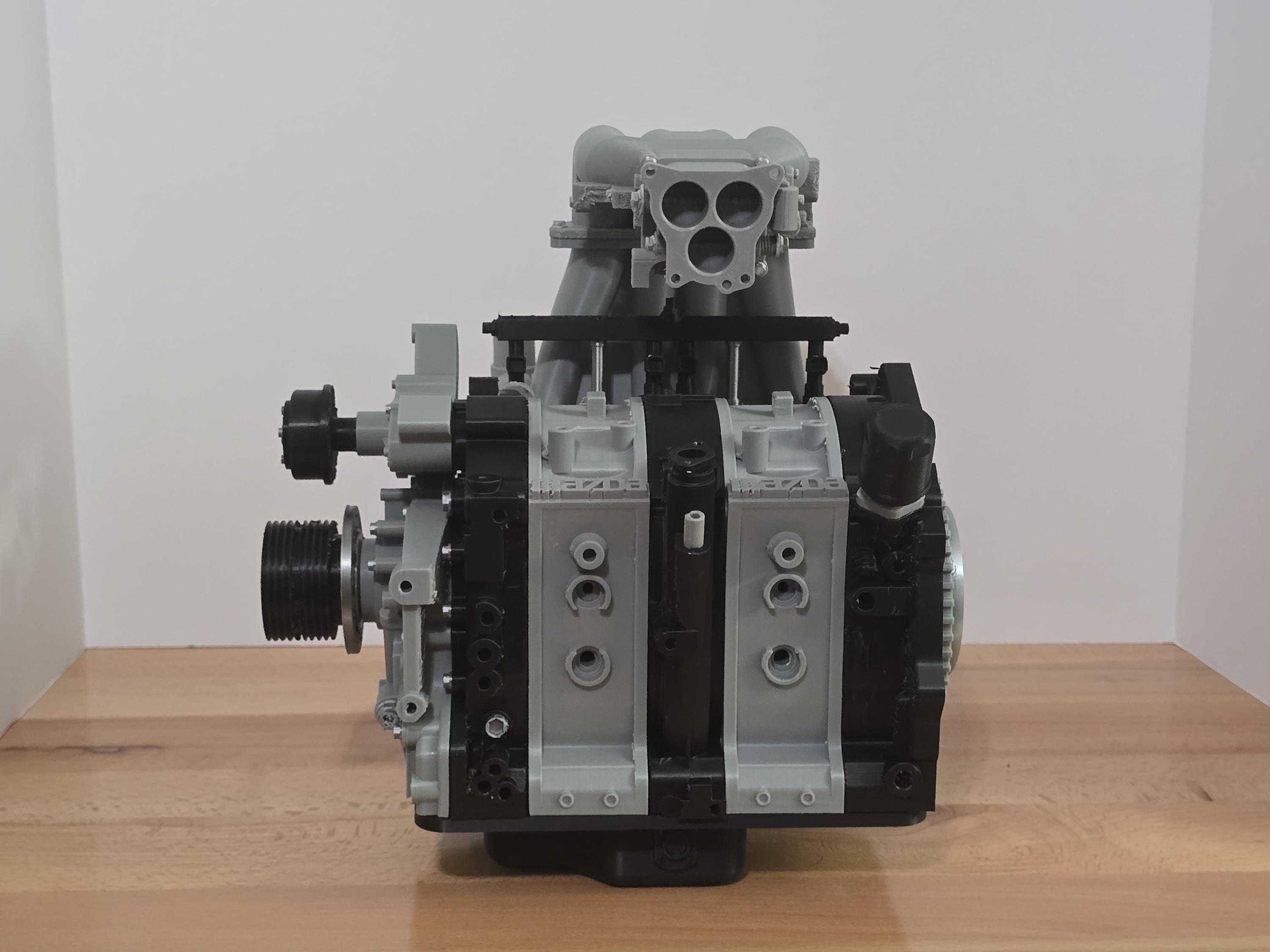 Mazda RX7 13B Model Engine FDM 3D Printed Built and With Stand - Etsy