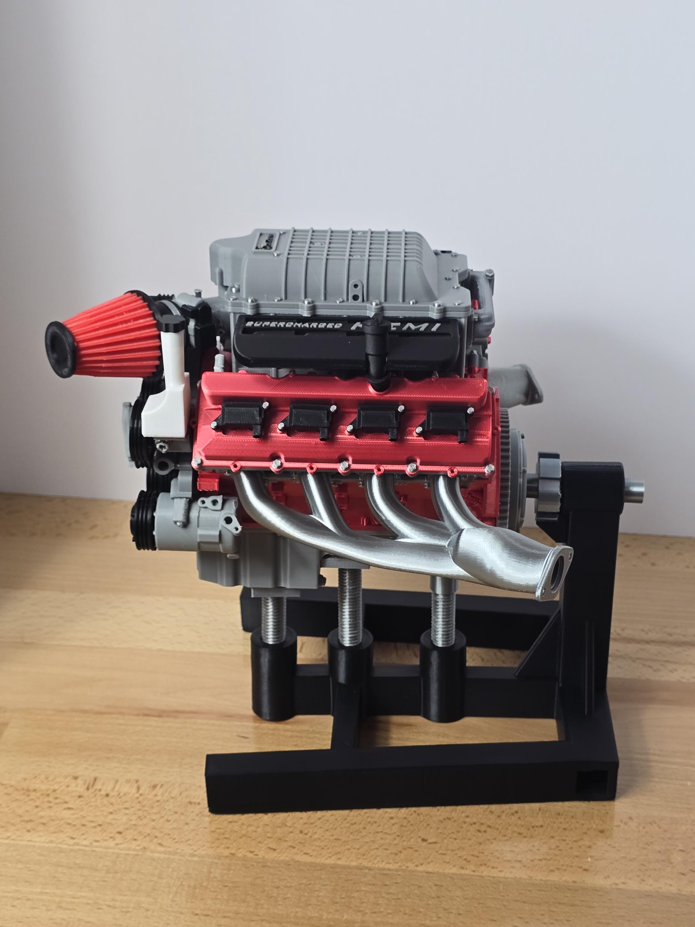 Hellcat Model Engine FDM 3D Printed Built and With Stand - Etsy