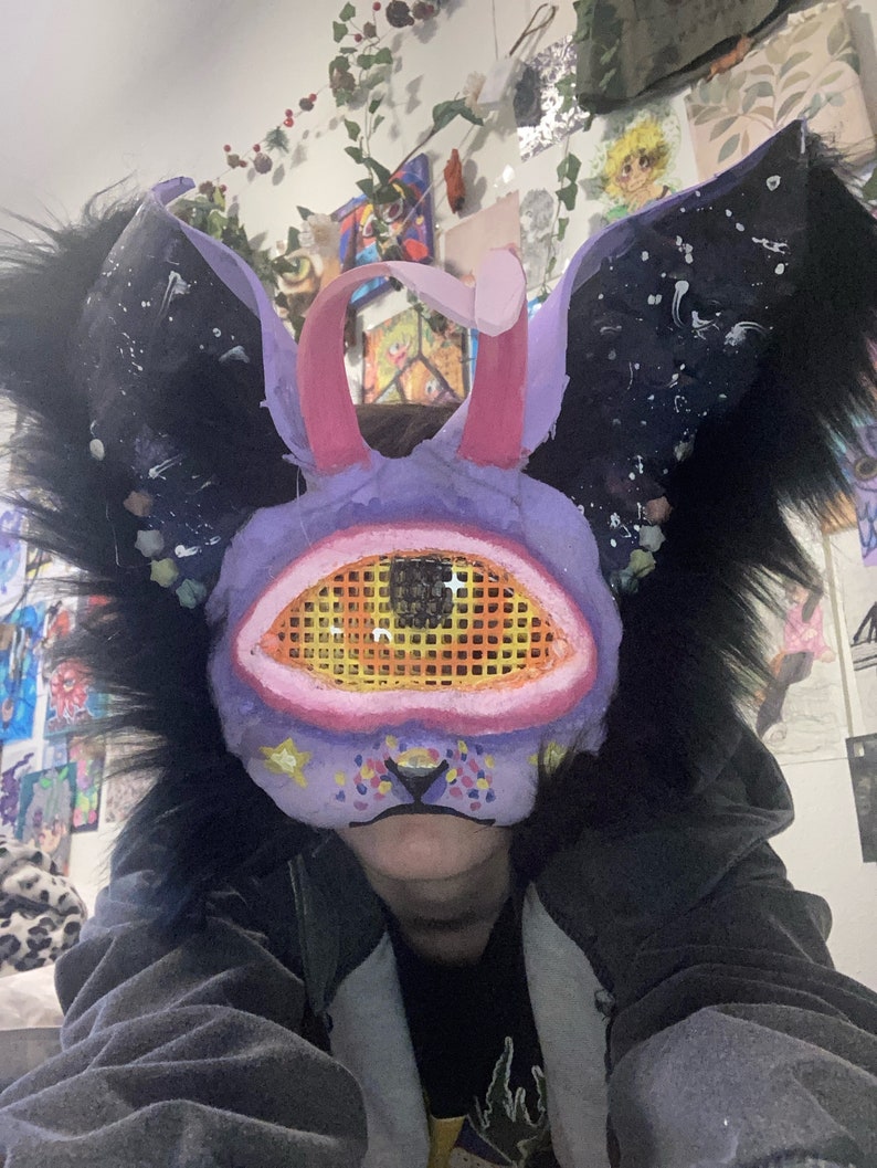 Alien Cat Mask Therian Gear - Etsy