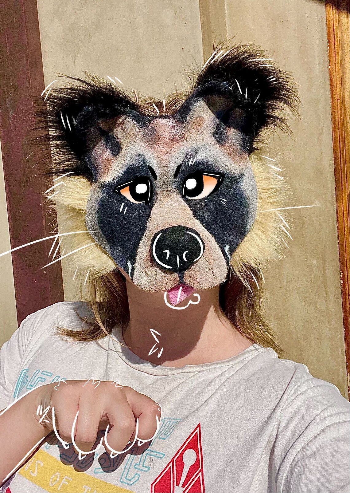 Tanuki / Japanese Raccoon Dog Mask - Etsy