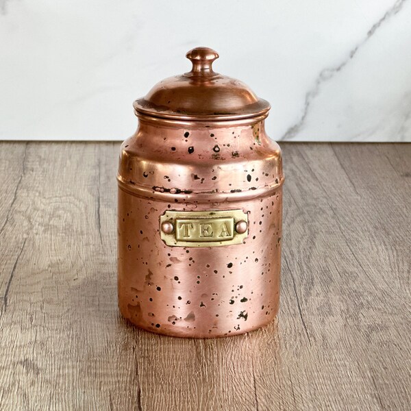 Tea Canister - Etsy