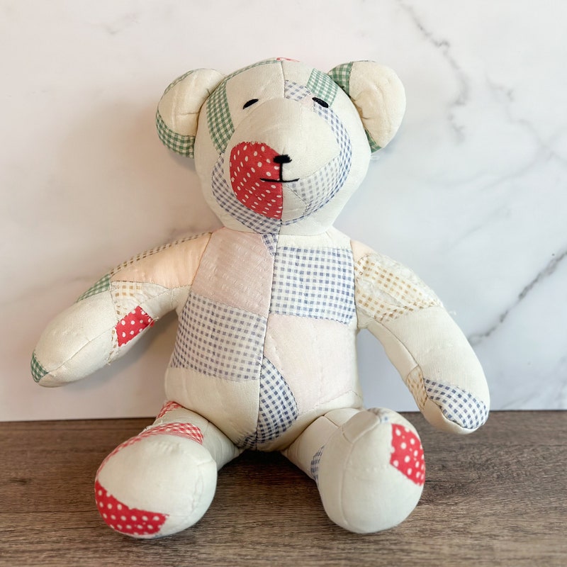 Patchwork Bear - Etsy