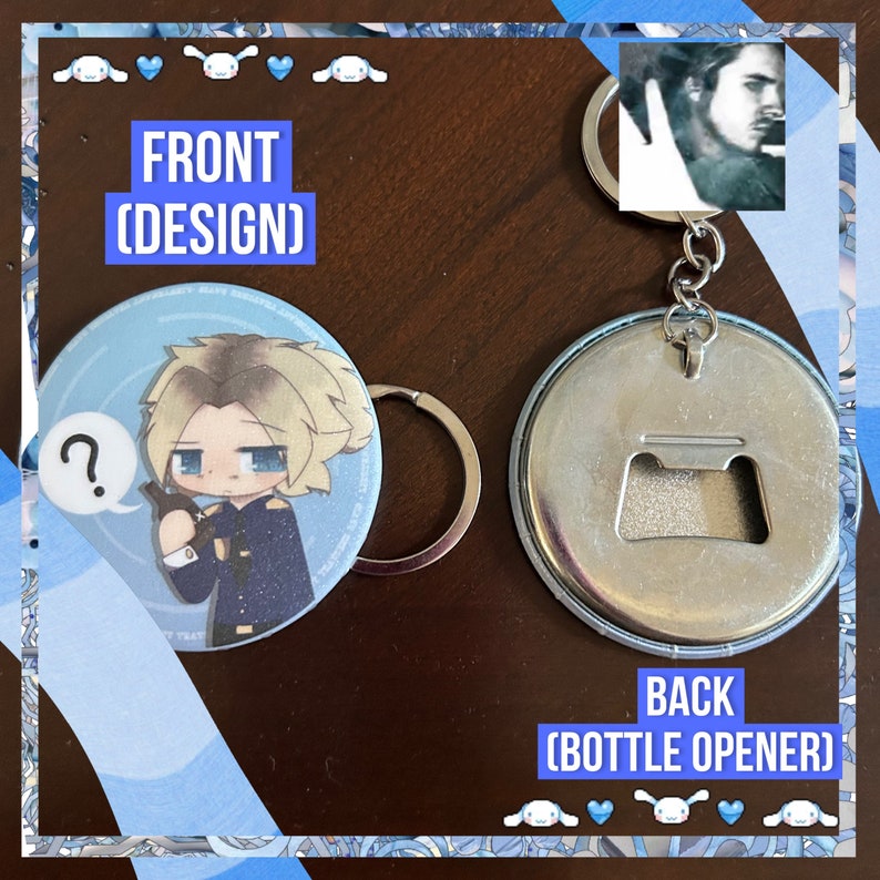 Mandela Catalogue - Thatcher Davis Bottle Opener Keychain - Etsy