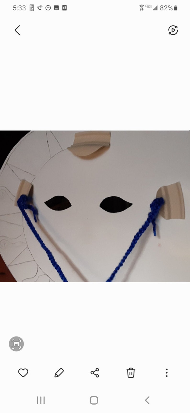 Total Solar Eclipse Hand-painted Party Mask, Wall Art and DIY Coloring ...