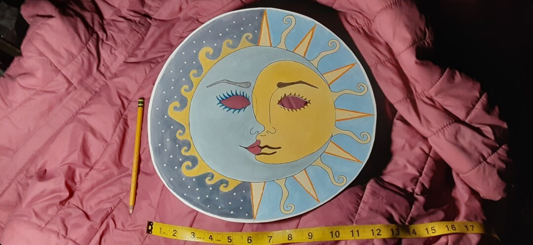 Total Solar Eclipse Hand-painted Party Mask, Wall Art and DIY Coloring ...