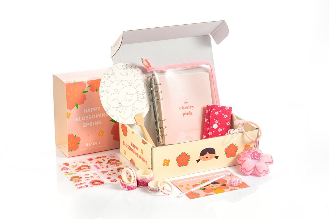 Sakura Stationery Handbook Set - Etsy