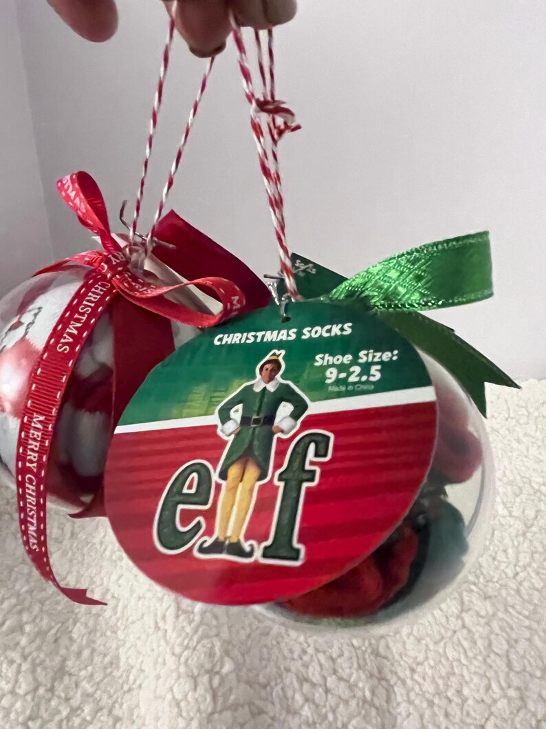 Elf Ornaments | Tree Decor | Christmas Movie Ornaments | Stocking ...
