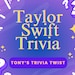 Taylor Swift Trivia Digital Download - Taylor Swift Games Instant ...