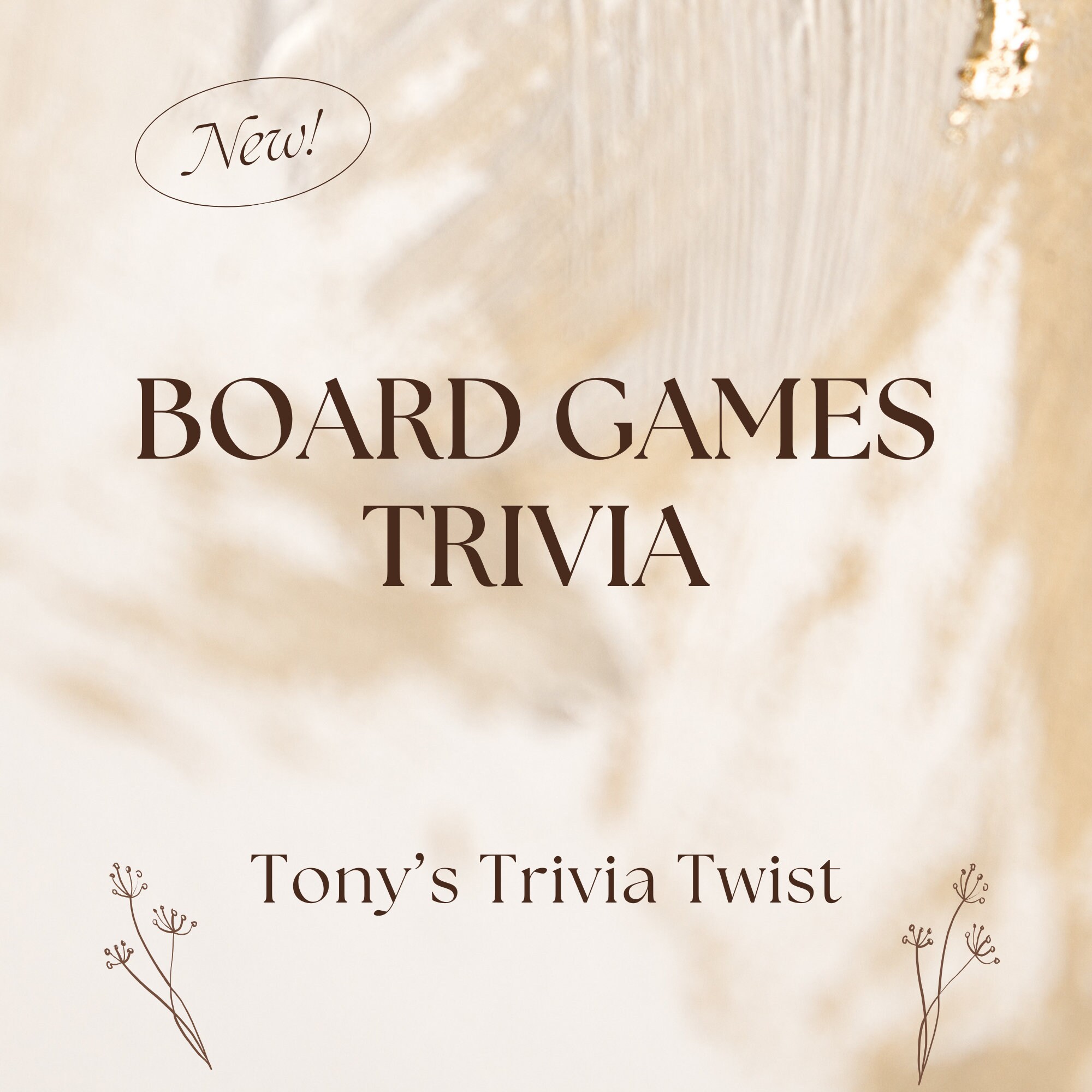Board Games Trivia Questions Answers Instant Download Digital File ...