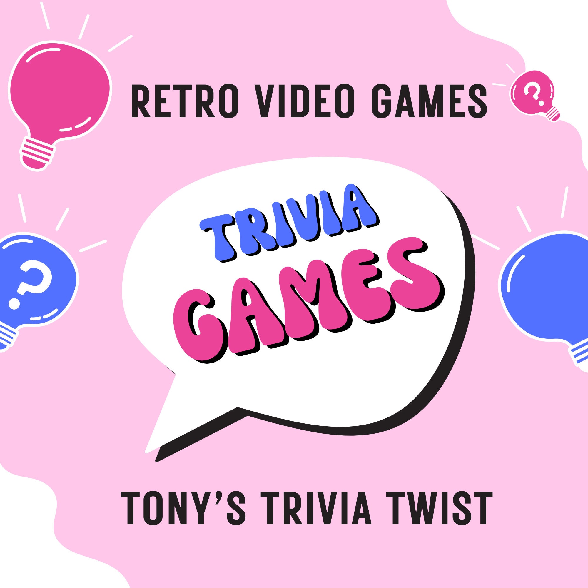 Retro Video Games Trivia Questions Answers - Digital Download Three ...