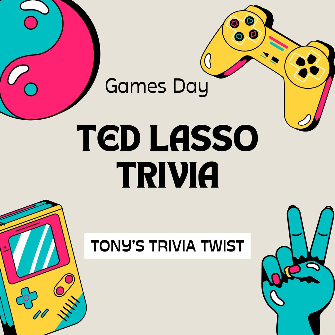 Ted Lasso Trivia Night Digital Products Instant Download - Drama Night ...