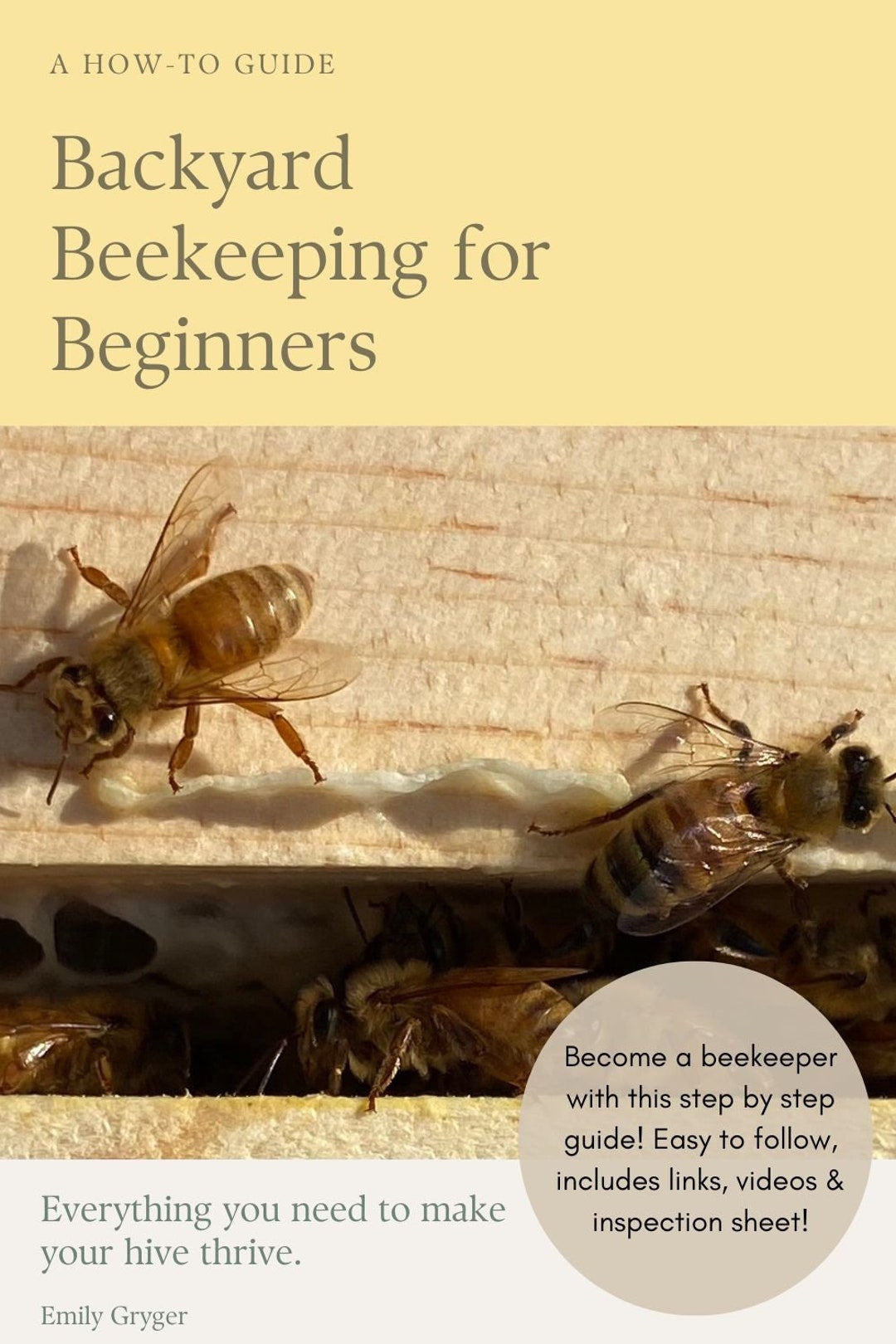 Beginner S Beekeeping Guide Easy Spring Hobby Backyard Honey Harvest