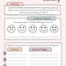 Self-reflection and Wellbeing Worksheet - Etsy