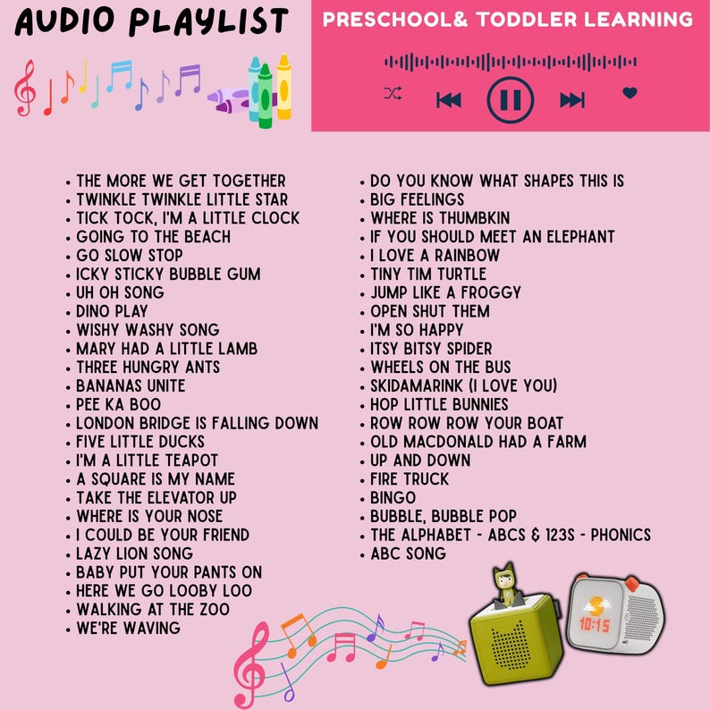 MP3 Audio Kids | Nursery Rhymes Songs for Kid | Preschool Educational ...