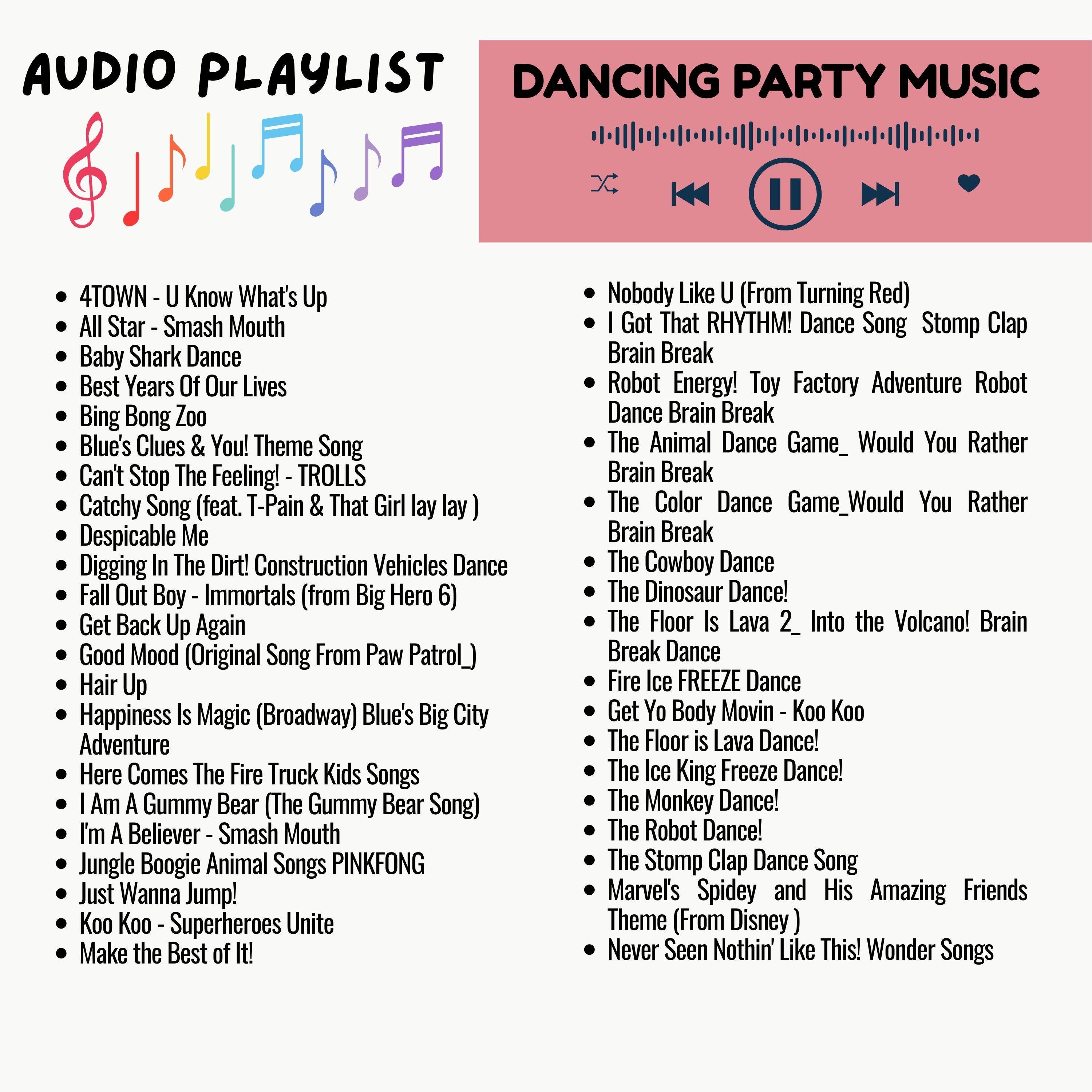 MP3 Audio Kids | Kids Dance Party Music | Mp3s for Yoto & Toniebox ...