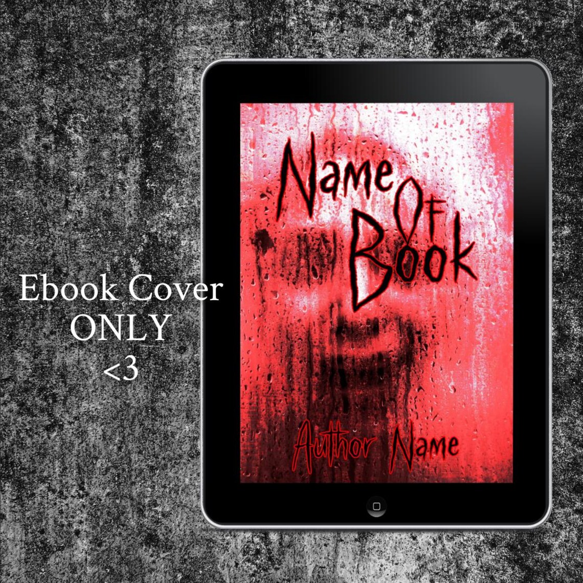 Slasher Ebook Cover: Dark Romance Horror Design - Etsy