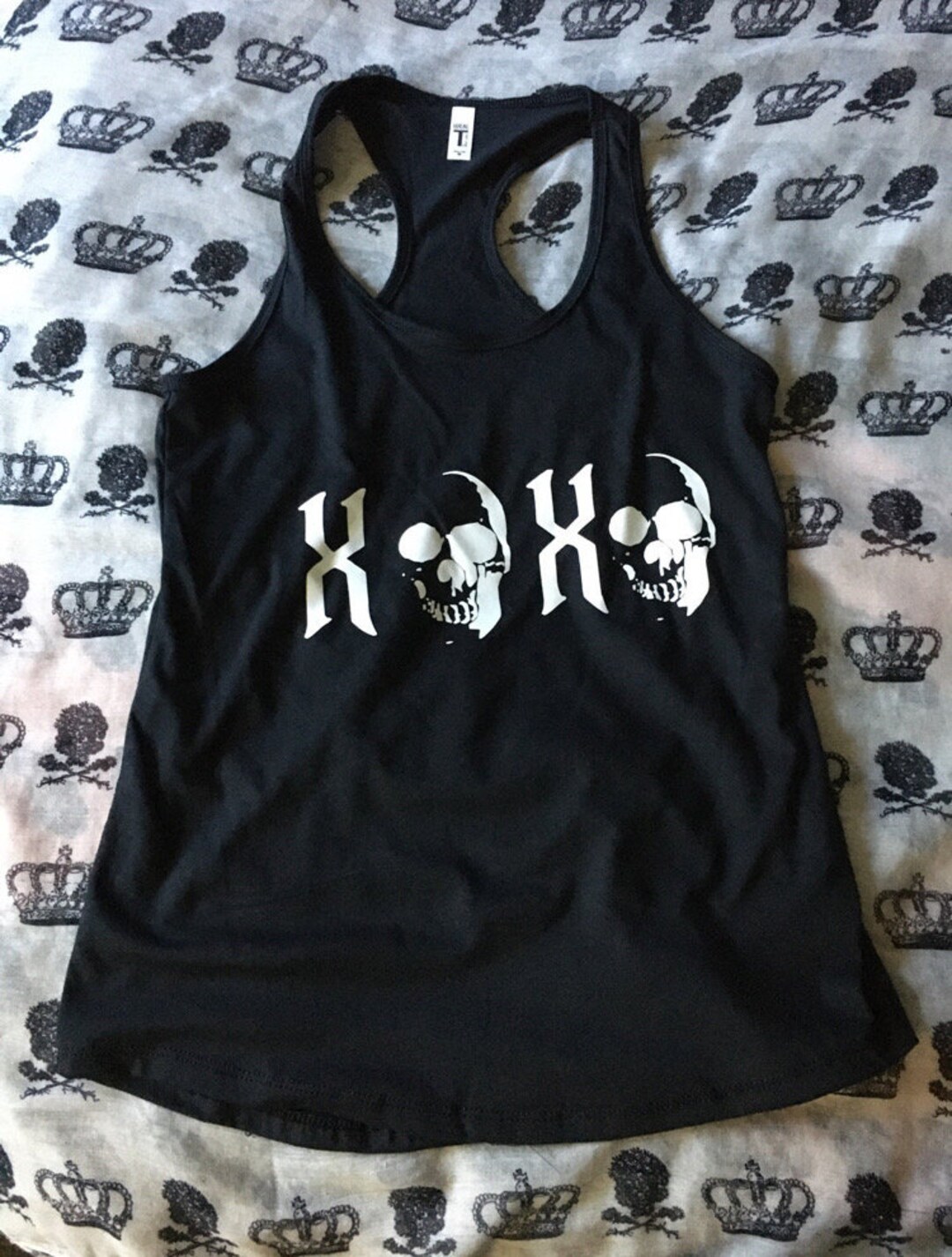 Xoxo Racerback Tank Top, Horror, Halloween, Dark Humor, Valentines - Etsy