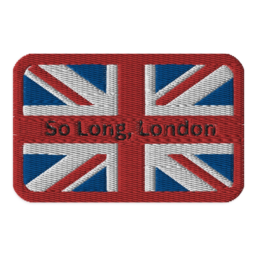 The Tortured Poets Department Patch so Long, London Iron on Embroidered ...