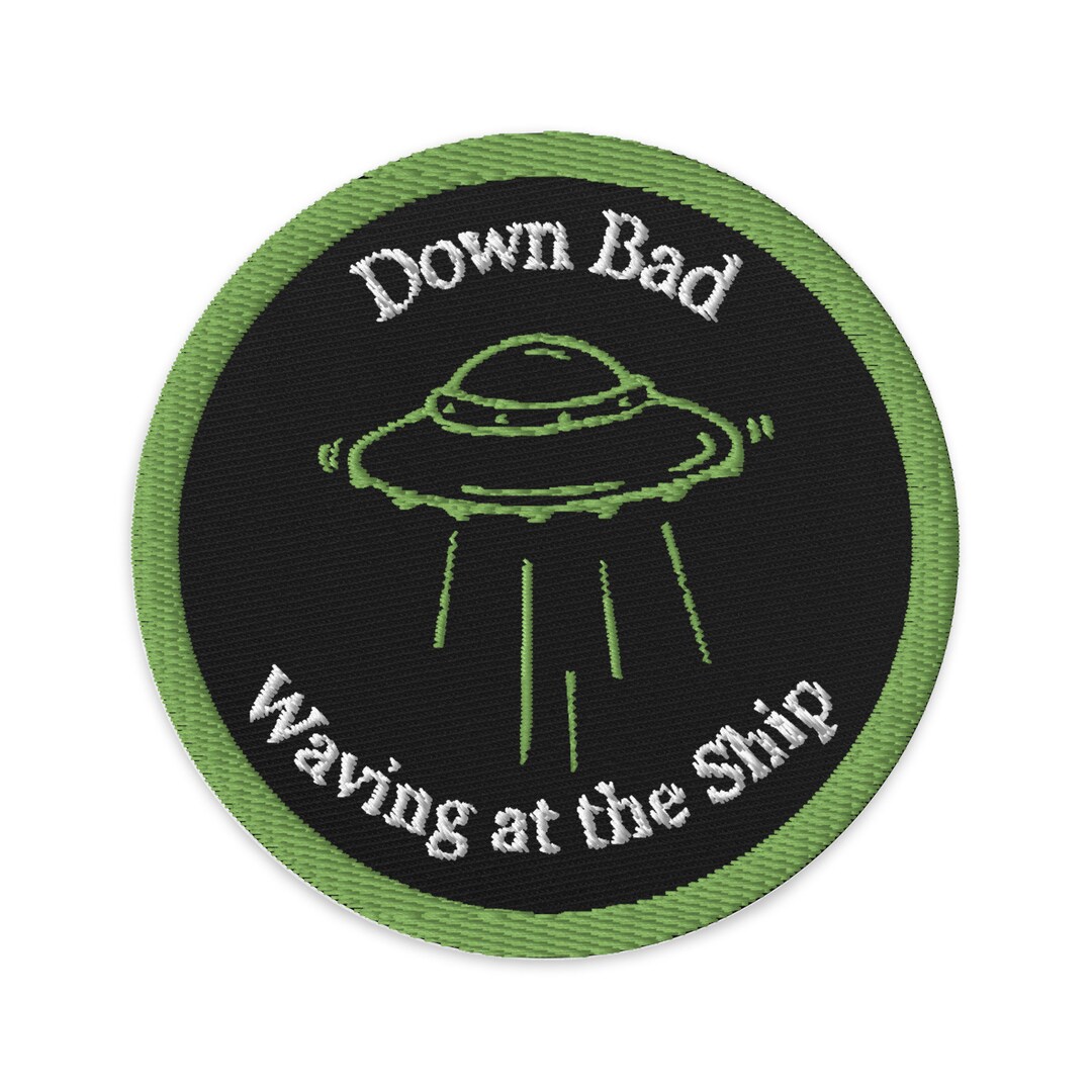 The Tortured Poets Department Patch Down Bad Iron on Embroidered Patch ...