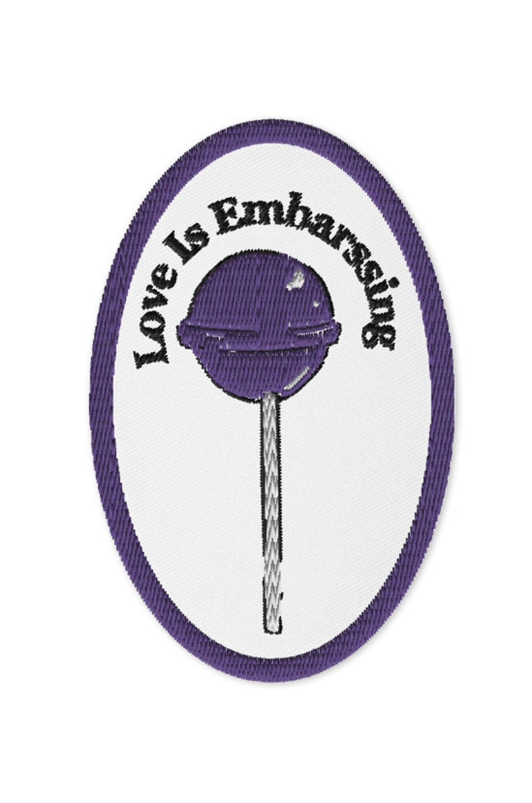 Guts Patch | Love is Embarrassing Patch | Iron on Embroidered Patch ...