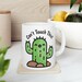 Cute Cactus Coffee Mug, Cant Touch This, Cactus Cartoon Mug, Funny ...