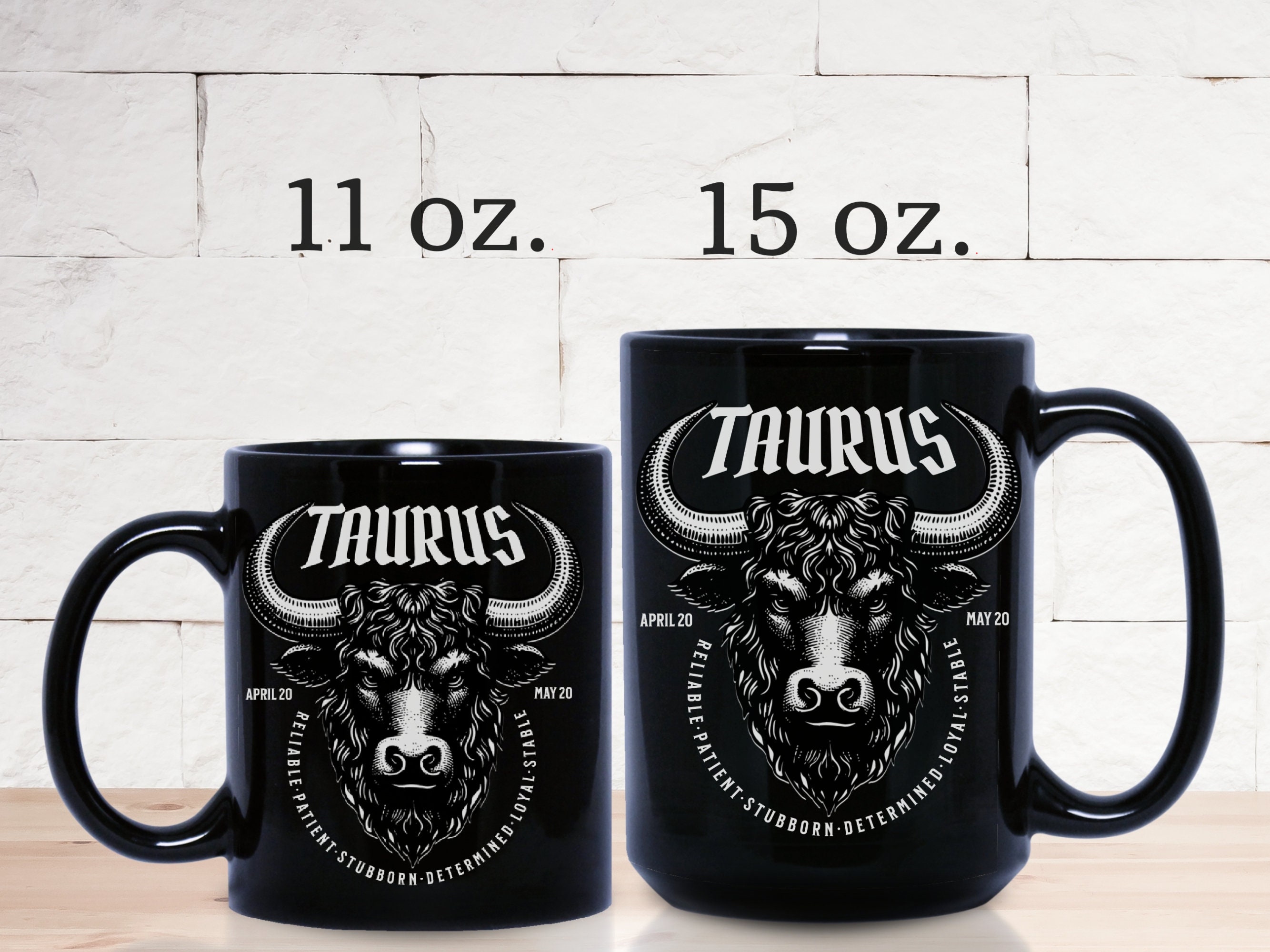 Taurus Zodiac Coffee Tea Mug, Taurus Mug, Taurus Astrology Mug, Taurus ...