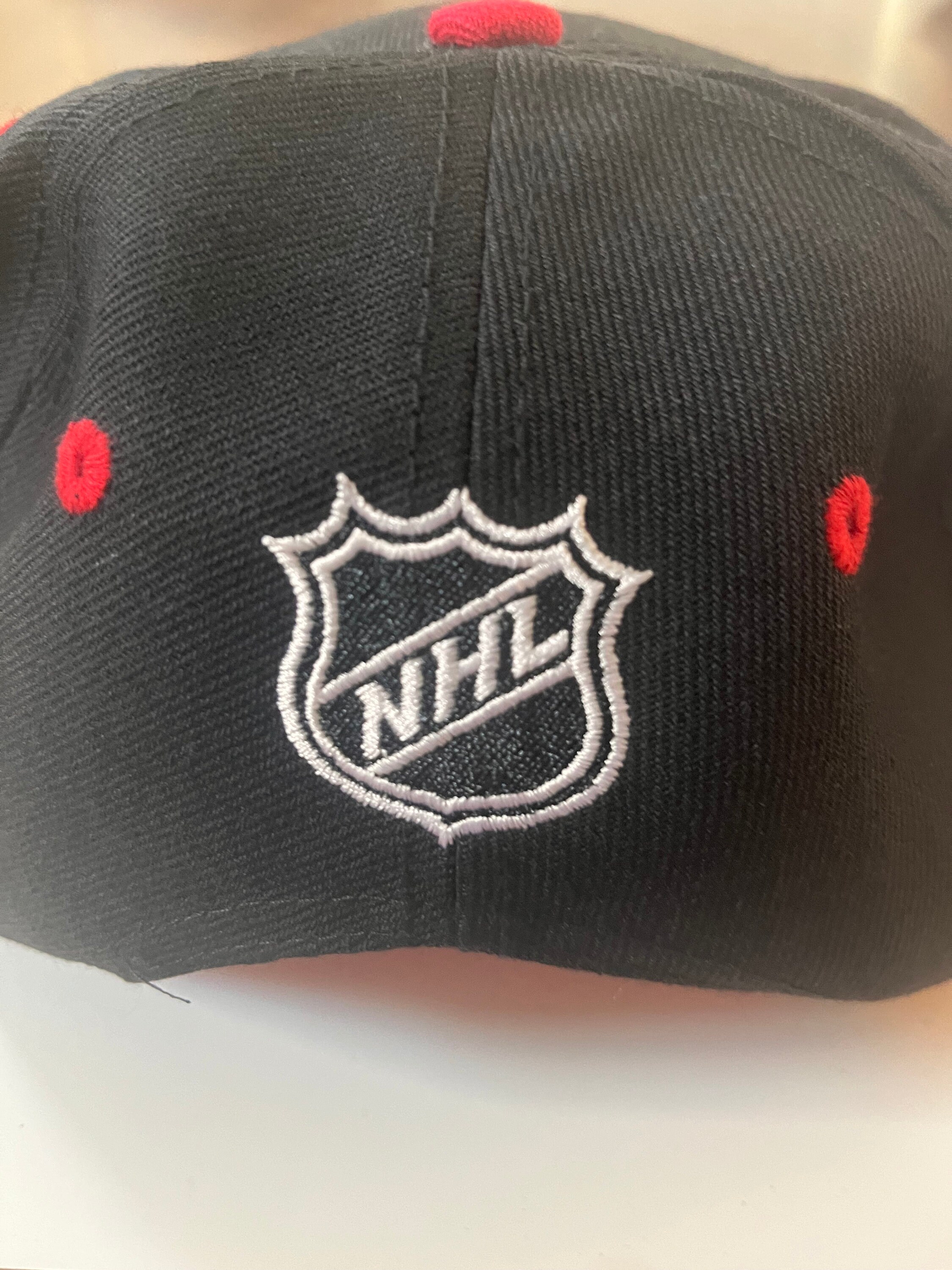 New Jersey Devils Snap-back Hat NHL Hockey - Etsy