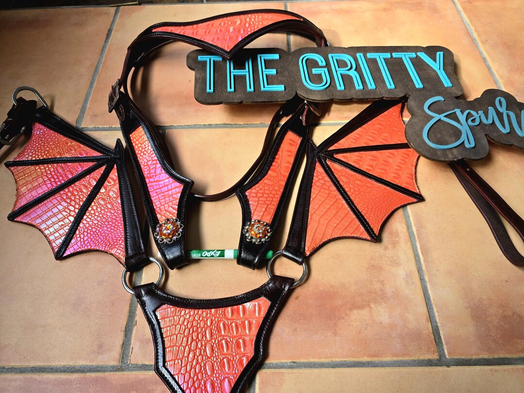 MADE to ORDER Coral Dragon Wing Tack Set- Exclusive to My Business - Etsy