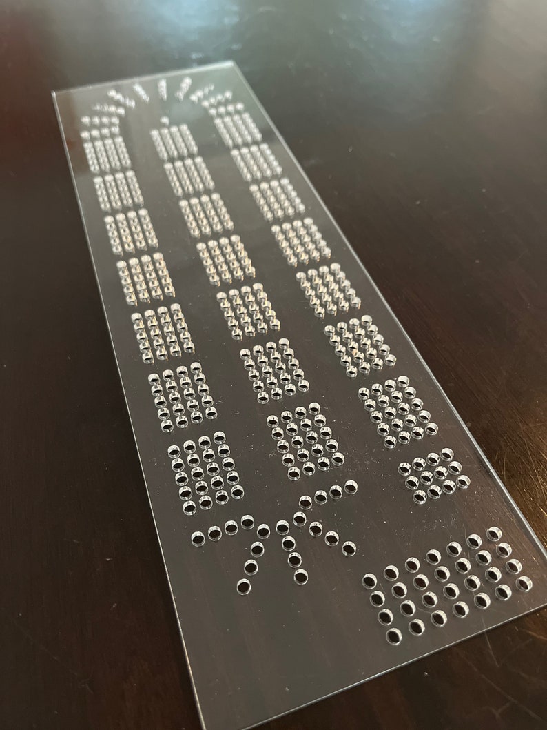 Cribbage Board Templates - Etsy