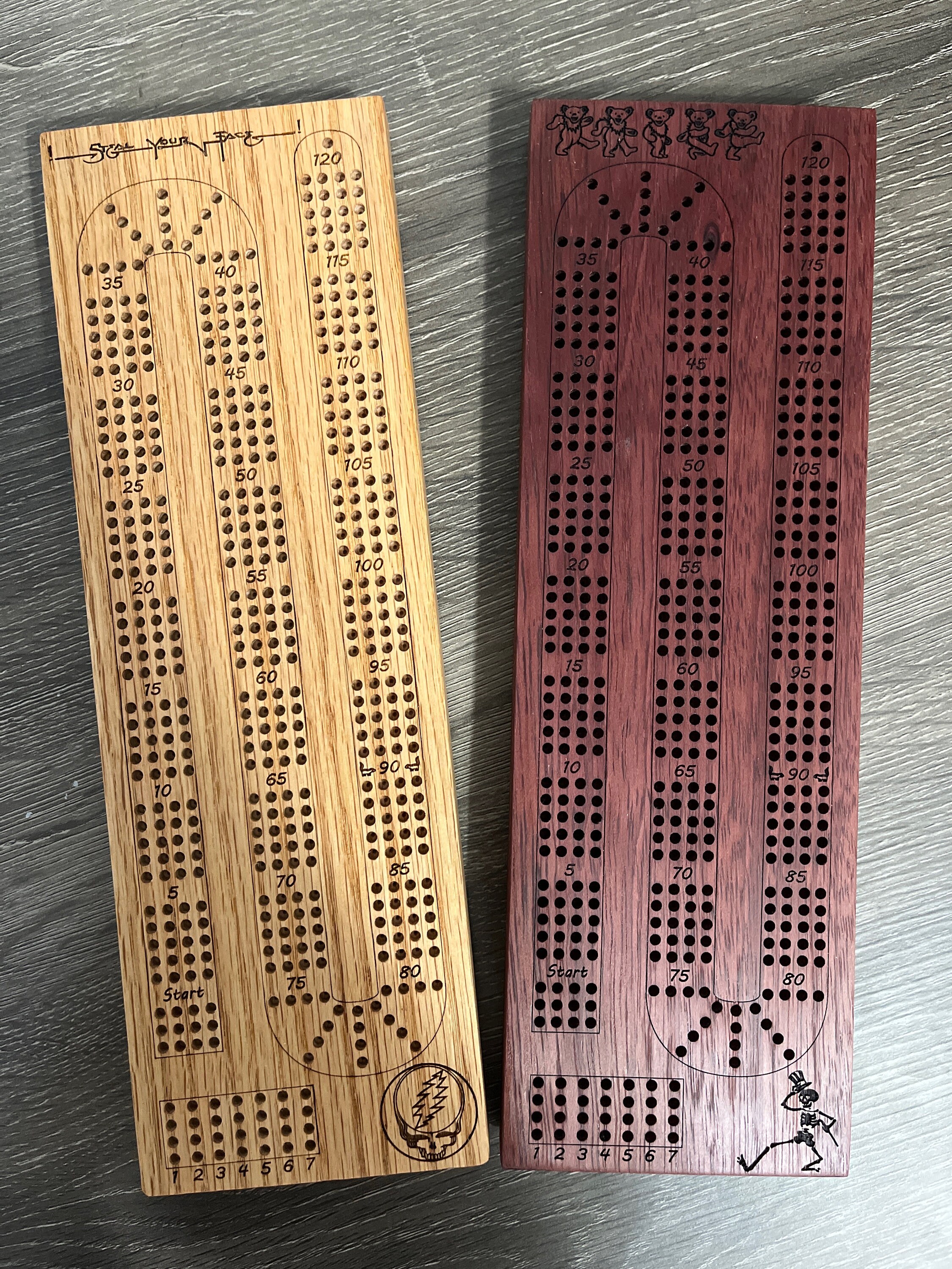 Cribbage Board Templates - Etsy