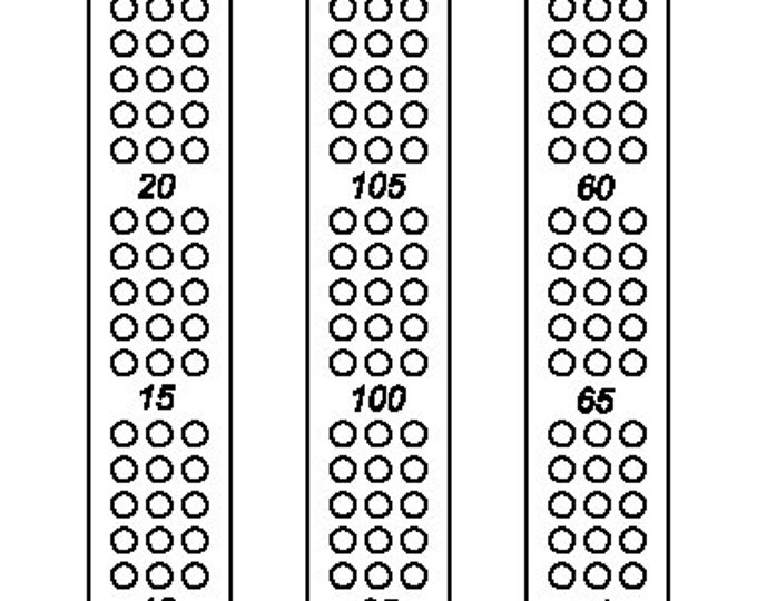 Cribbage Board Templates - Etsy