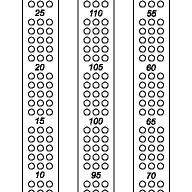 3 Track Cribbage Patterns - Etsy