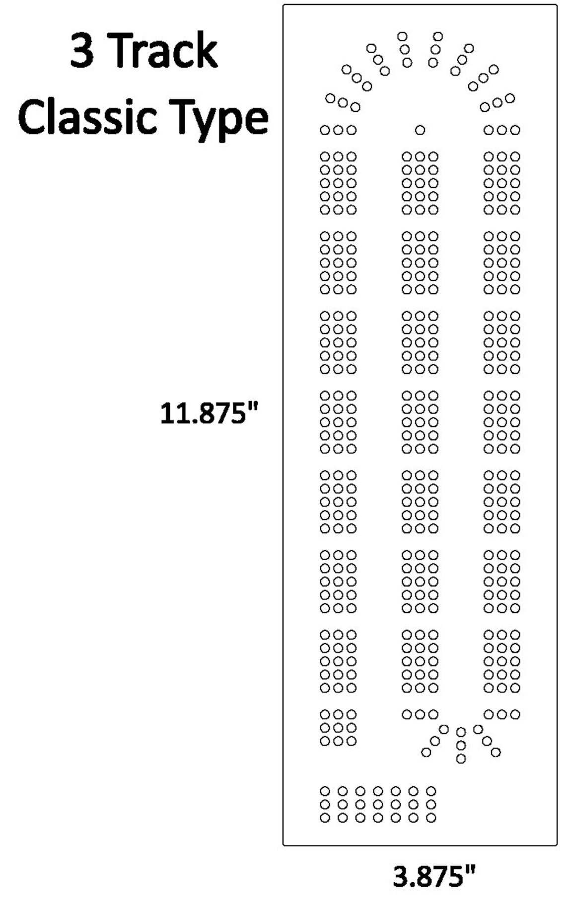 Cribbage Board Templates - Etsy