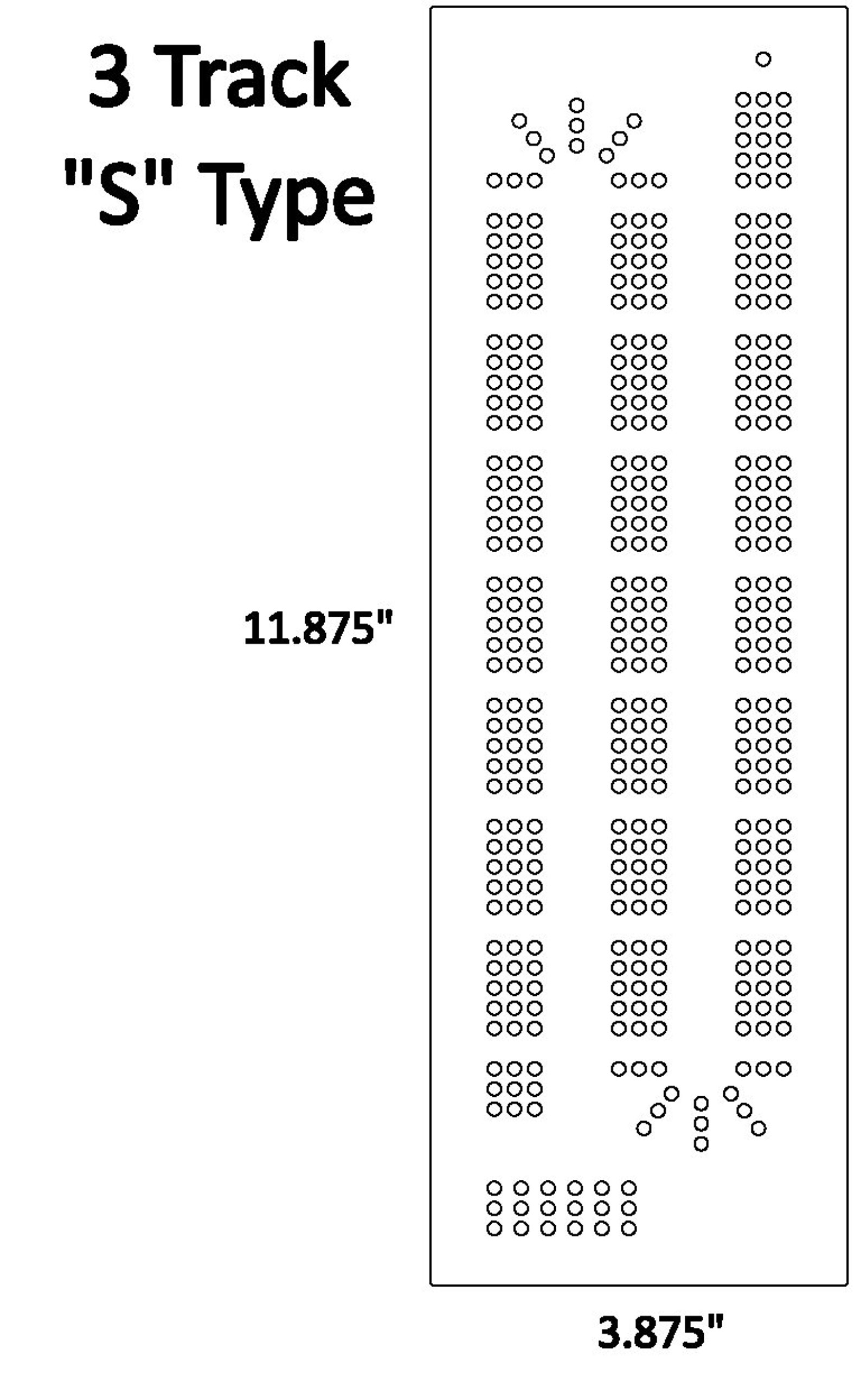 Cribbage Board Templates - Etsy