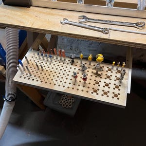 Router Bit Tray - CNC Digital Download - CRV, C2D, and SVG Files - Etsy