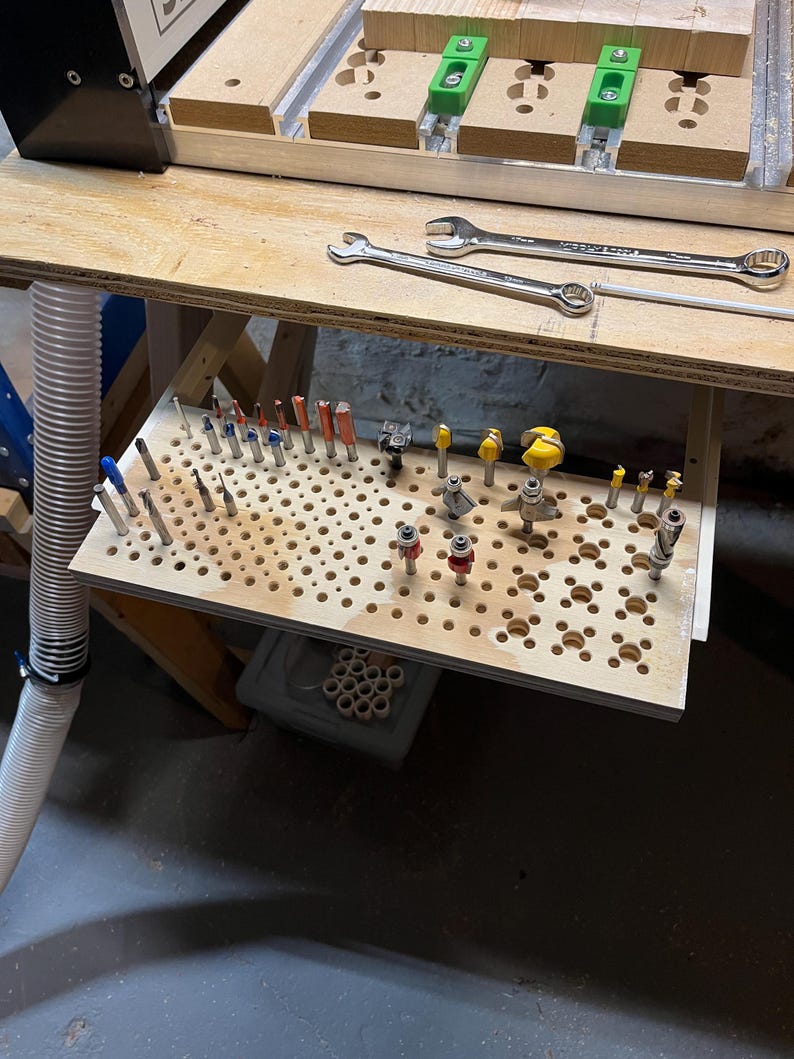 Router Bit Tray - CNC Digital Download - CRV, C2D, and SVG Files - Etsy