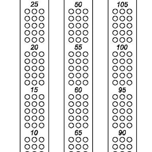 Cribbage Board Template Digital Download SVG & PDF - Etsy