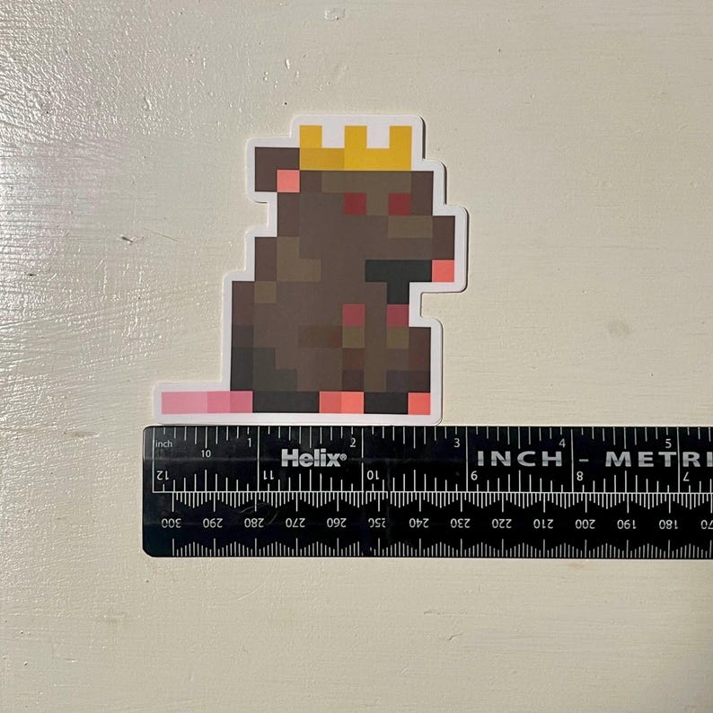 Pixel Art "rat King" Sticker - Etsy