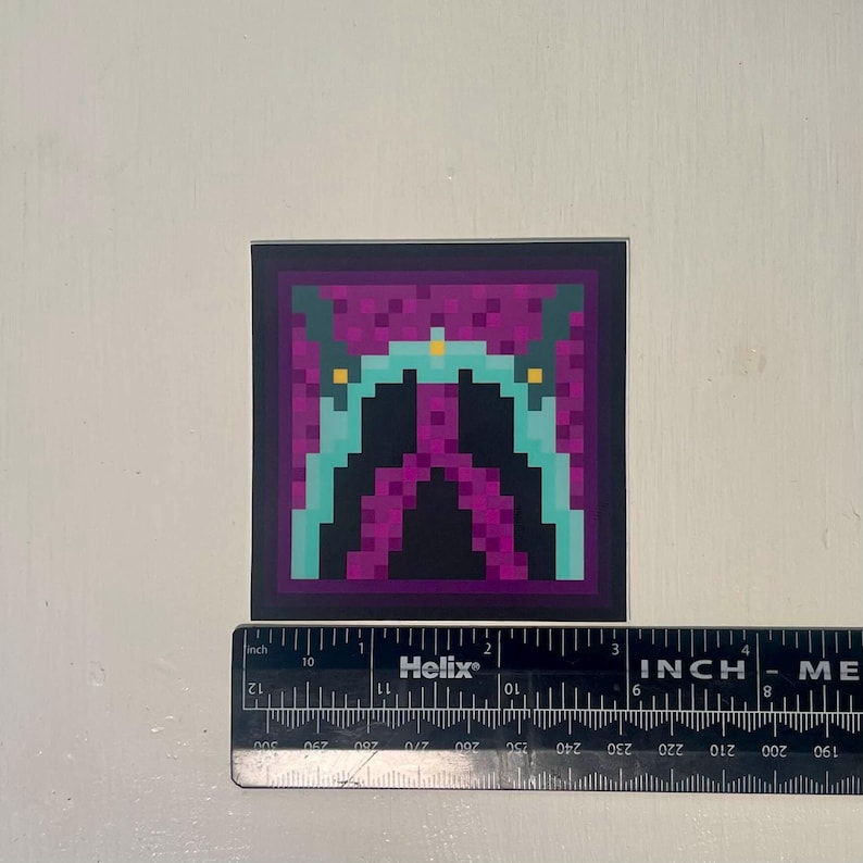 Pixel Art "portal" Sticker - Etsy