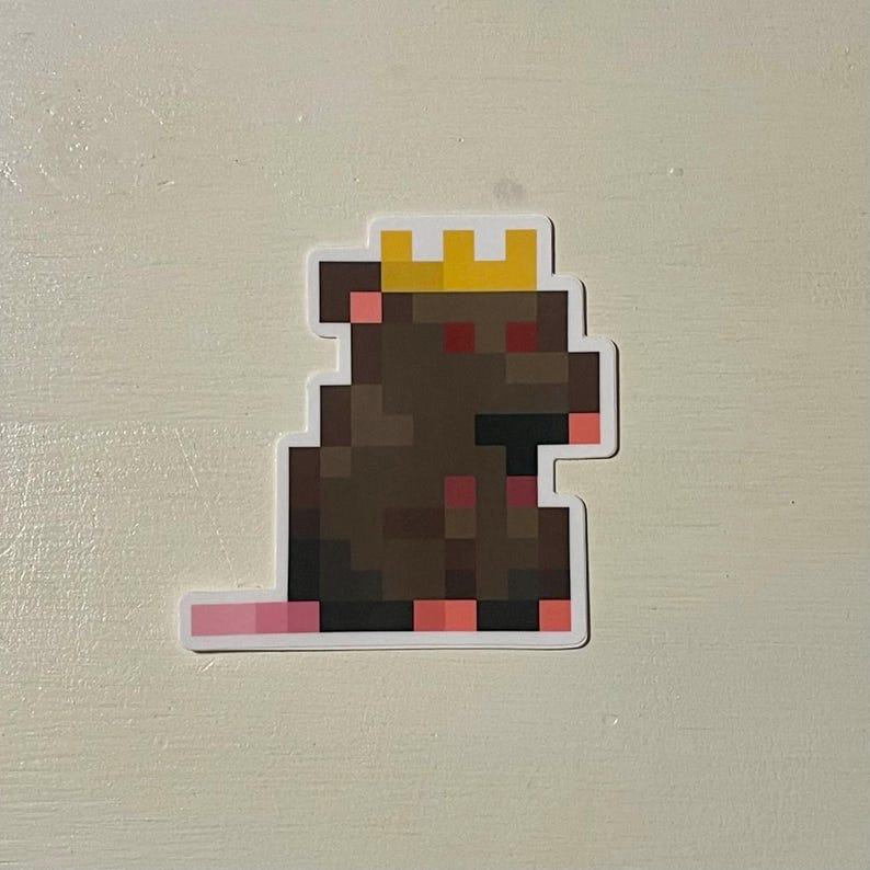 Pixel Art "rat King" Sticker - Etsy