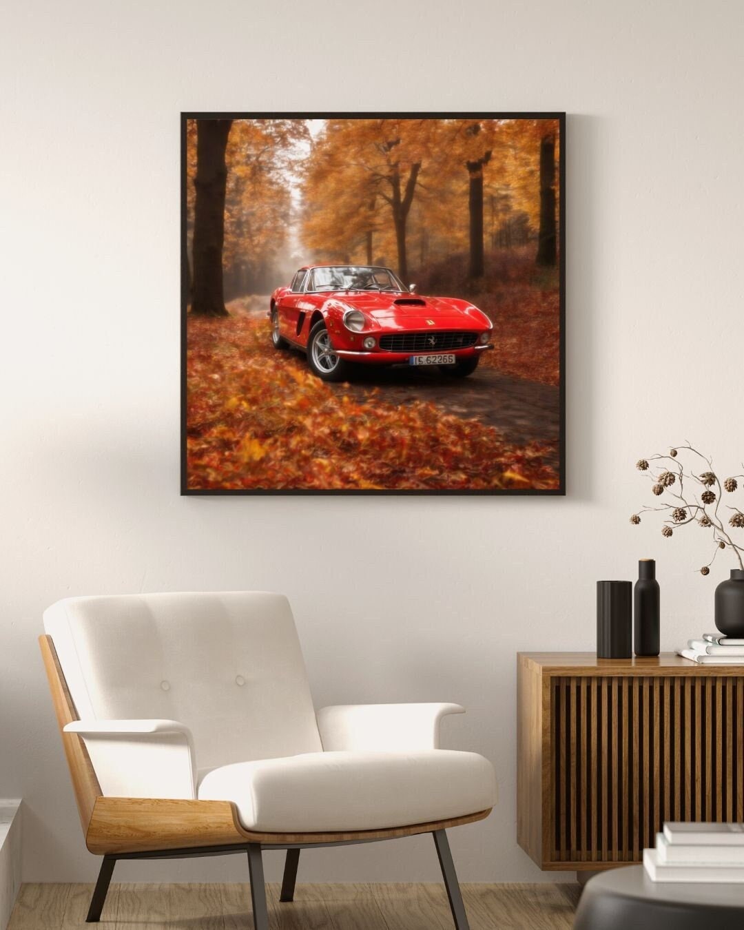 Vintage Ferrari Poster | Digital Download - Etsy