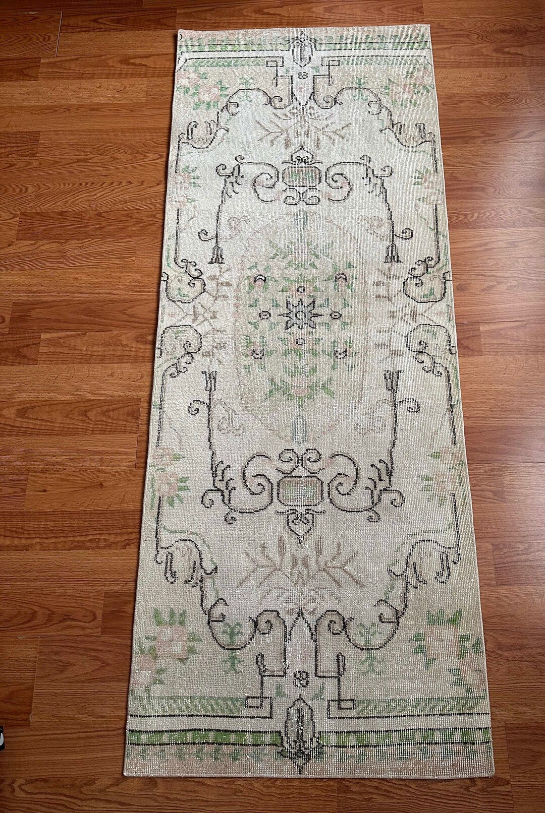 Pink Runner Rug,rugs for Hallway,vintage Oushak Rug,hand Made Runner ...