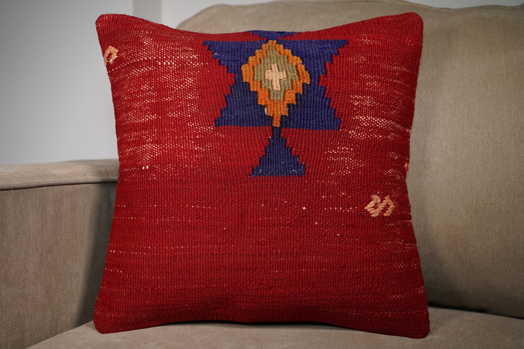 Pillow,vintage Pillow,antique Pillow,grain Sack Pillow,16x16 Vintage ...