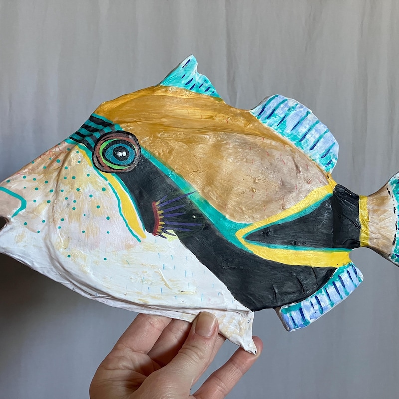 Paper Mache Fish - Etsy