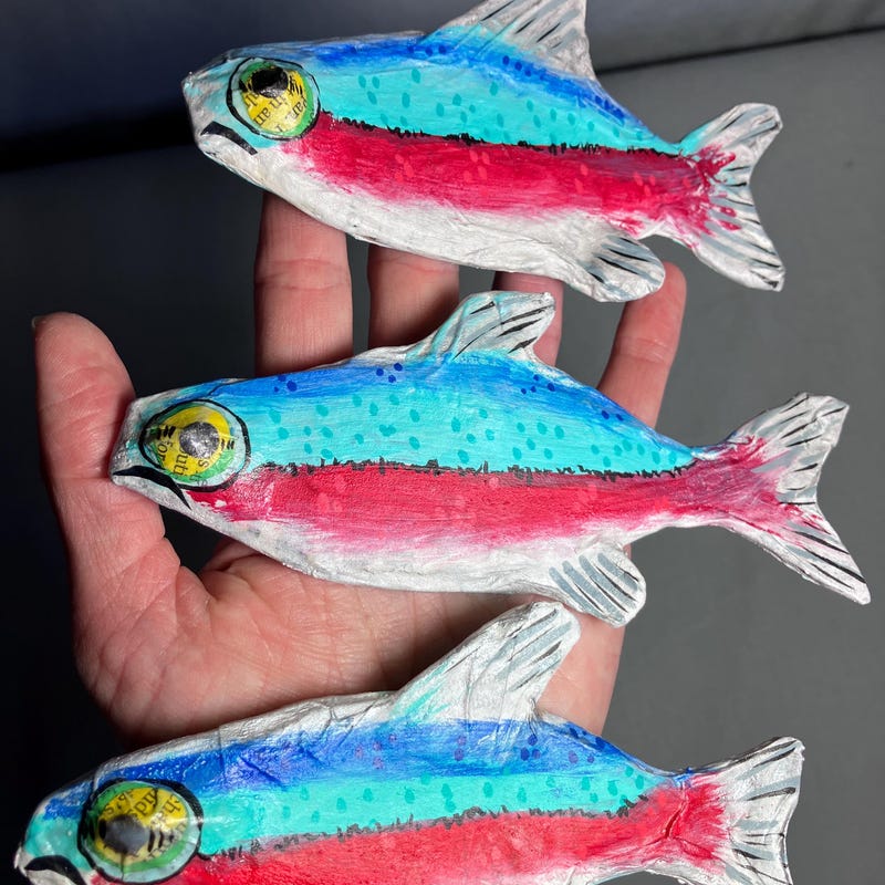 Paper Mache Fish - Etsy